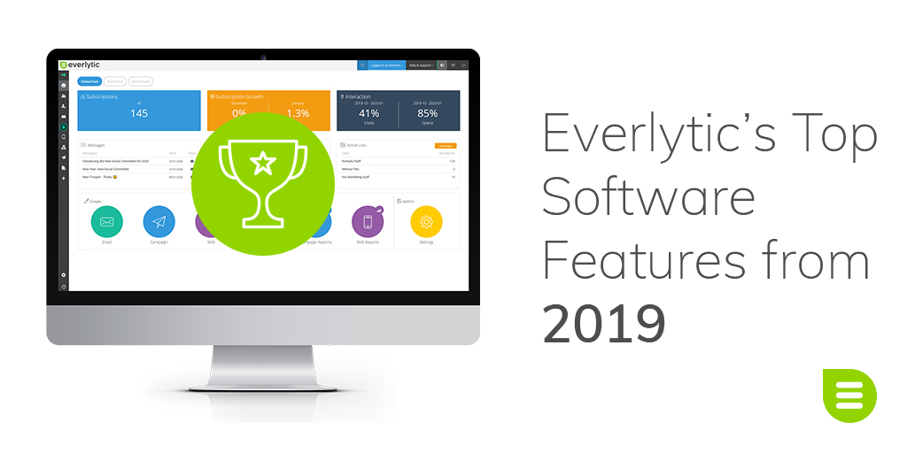 Everlytic’s Top Software Features from 2019 | Email Marketing