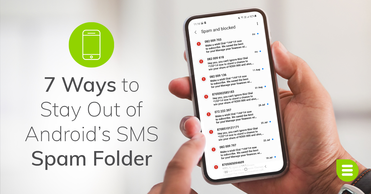 7 Ways to Stay Out of Android’s SMS Spam Folder | Everlytic